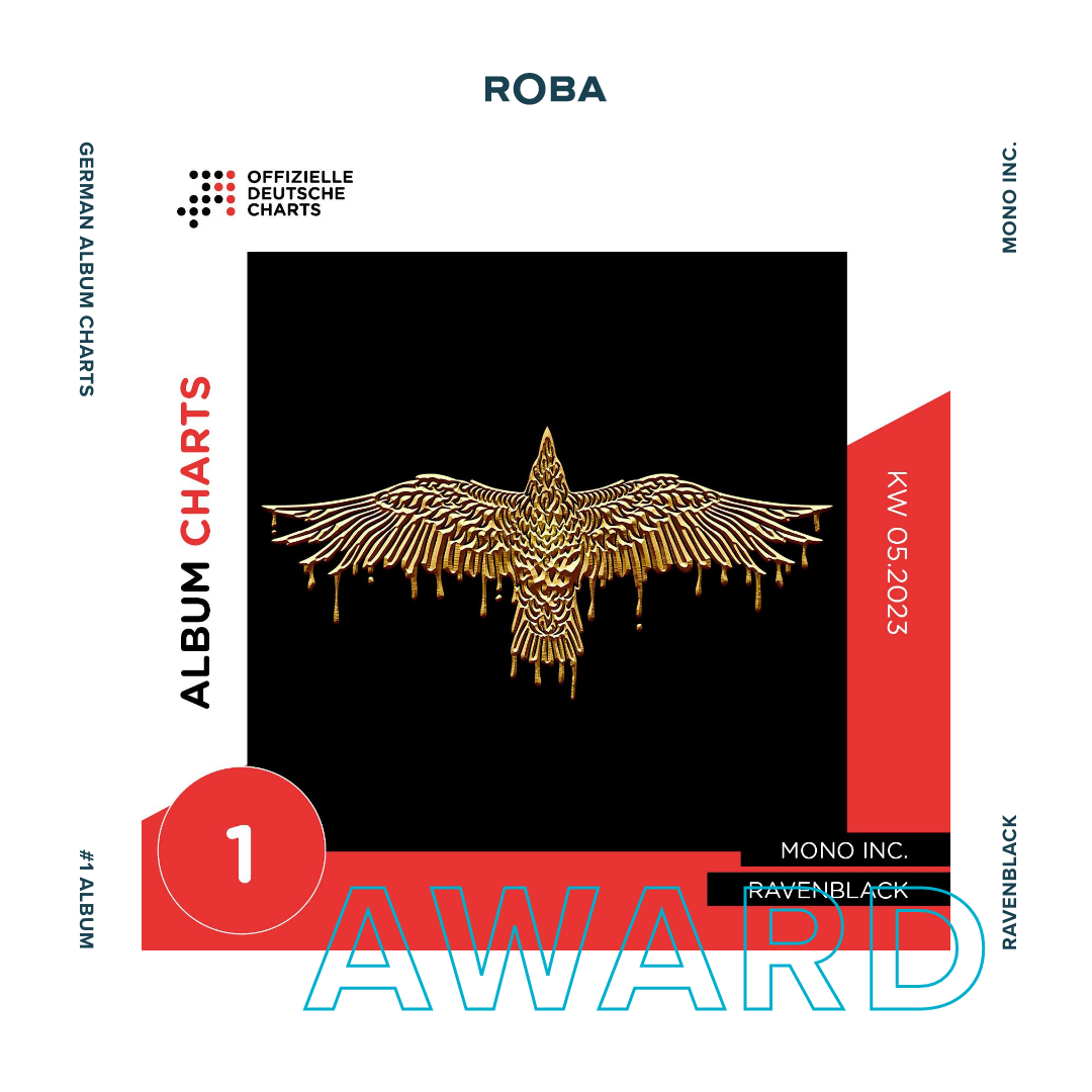 #1 Album Charts: MONO INC. - Ravenblack – ROBA Music Publishing